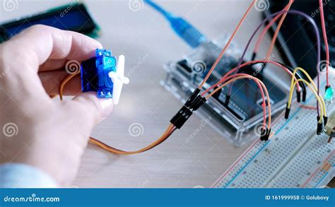 Arduino Uno Microcomputer Processor Electronics Stock Footage Video Of Innovation Breadboard