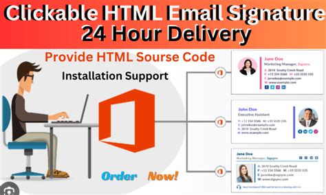 Create A Usa Uk Canada Clickable Html Email Signature By Imran Digi Fiverr