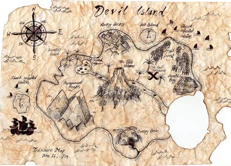 Treasure Map Drawing At GetDrawings Free Download