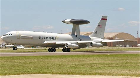 4k Tinker Airshow 2023 Team Tinker Kc 135 And E 3 Sentry Youtube