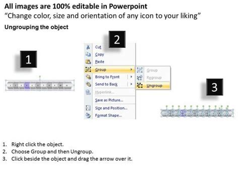 Strategy PowerPoint Template Linear Arrow Stages Communication Skills Design