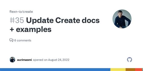 Update Flexn Sdk Docs Examples · Issue 35 · Flexn Iocreate · Github