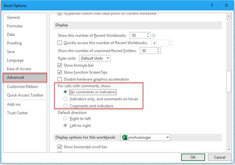 How To Show Or Hide All Comments And Comment Indicators In Excel