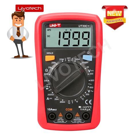 Jual Uni T Multitester Ut33c Multimeter Digital Amper Avometer Ori Shopee Indonesia