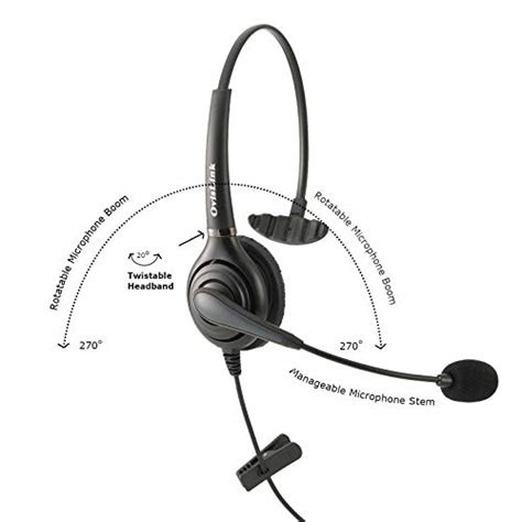 Polycom Soundpoint Phone Headset Noise Canceling Call Center Headset Compatible With Polycom