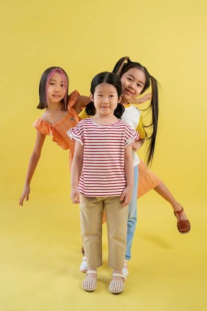 Asian Girls Posing Free Photo