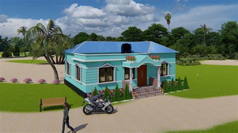 ৪ রুমের টিন সেড বাড়ির ডিজাইন। ৩ বেডরুমের টিন সেড বাড়ির ডিজাইন। ঘরের ডিজাইন। টিনের ঘরের ডিজাইন