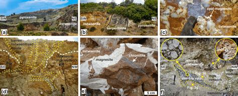 Selective Field Photos A Contact Between Unaltered Massive Pyroxenite Download Scientific