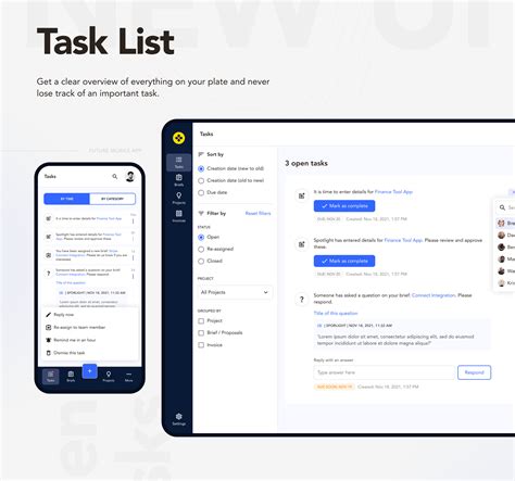 Project Management Web App Behance