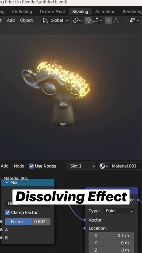 Creating A Stunning Dissolving Effect In Blender In 2024 Blender