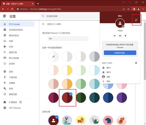 How To Set UserProfile And Backgrond Color Issue 1345 Chromedp