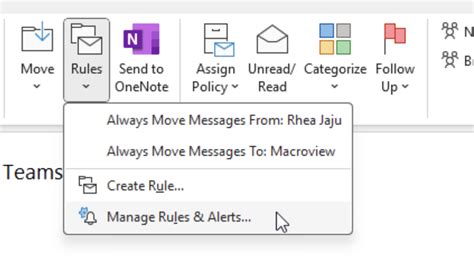 Using Outlook Rules To Automate Your Email Management