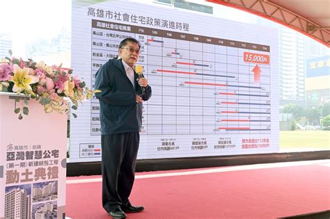 好地點蓋好社宅 出席前鎮亞灣智慧公宅動土典禮 陳其邁：保障年輕與弱勢朋友居住權益