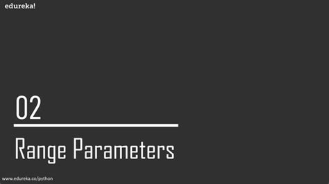 What Is Range Function Range In Python Explained Edureka Pdf Programming Languages