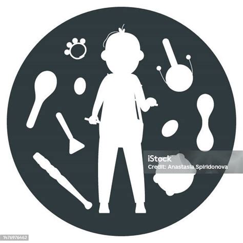 아이들을 위한 손으로 그린 장난감 악기 플랫 벡터 유아 전체적으로 드럼 그림 Classical Concert에 대한 스톡 벡터