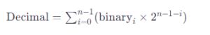 Binary To Decimal Calculator Bizcalcs
