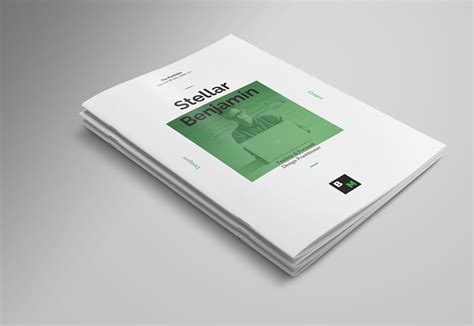 stellar portfolio booklet on behance