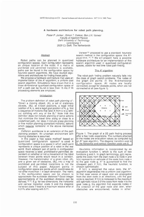 pdf a hardware architecture for robot path planning