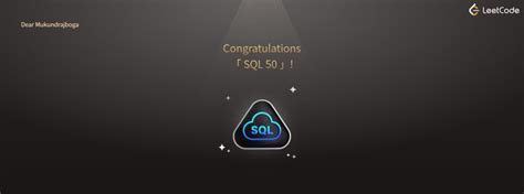 Sql Leetcode Dataanalysis Database Datascience Bigdata Sqlqueries Mukundraj Boga