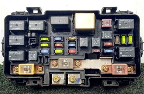 Fuse Box Diagram Acura RSX Honda Integra And Relay With Assignment And Location