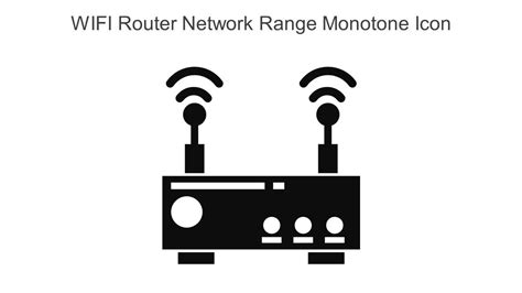 Wifi Router Network Range Monotone Icon In Powerpoint Pptx Png And