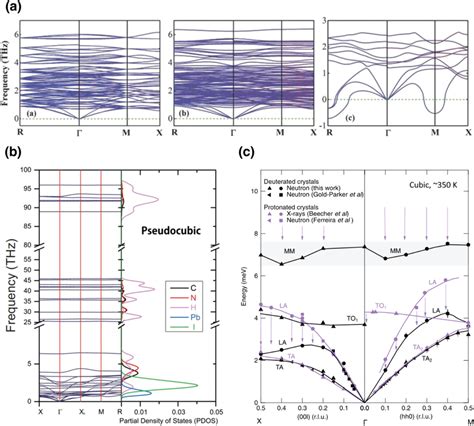 A Phonon Dispersion Curves Of Mapbi3 Orthorhombic Tetragonal And