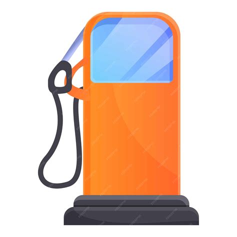 Icono De Columna De Gasolina Caricatura De Icono De Vector De Columna