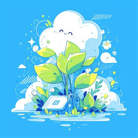 Premium Vector Smart Irrigation Controller With Weathersensing Technology