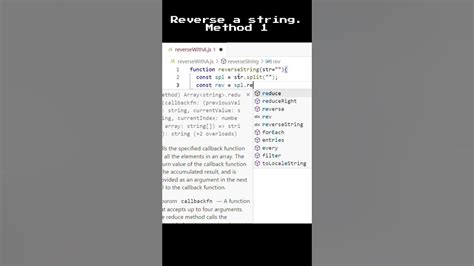 Split Reverse Join Education Strings Javascript Code Programminglanguage Coding
