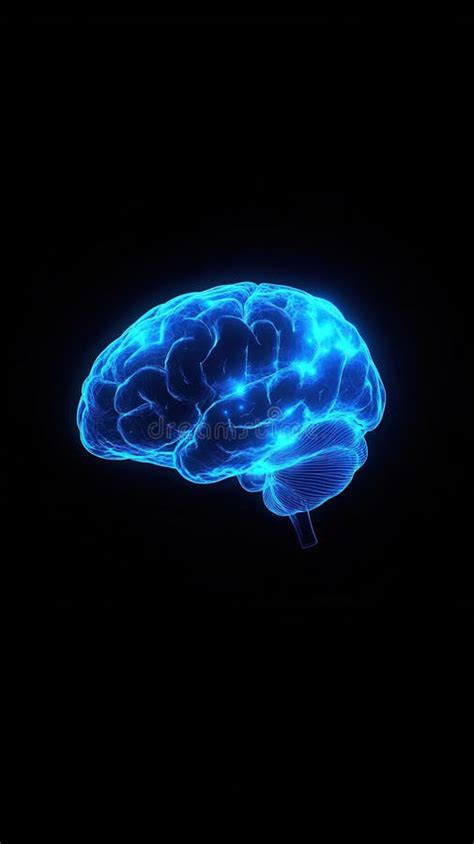 Digital Brain Illustration Visualizing Neural Networks And Artificial