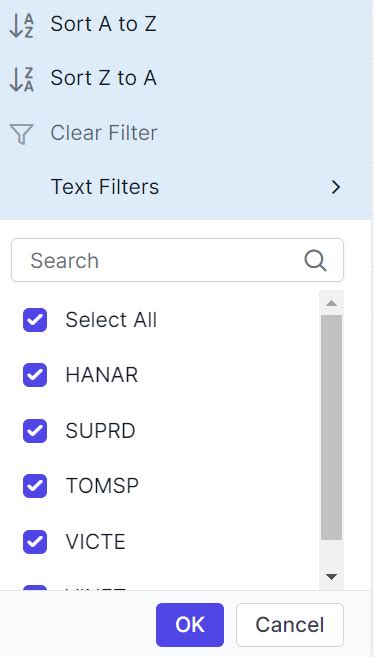 Filtering In React Grid Component Syncfusion