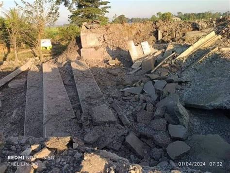 ရန်ကုန် မန္တလေးလမ်းဟောင်း ကညွတ်ကွင်းရှိ တံတား ၁ စင်းကျိုးကျ သံလွင်ခက်