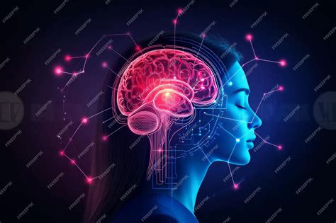 Biofeedback Cognitive Loop Synaptic Loop Cerebral Fusion And Biofeedback Loop Human Side Profile