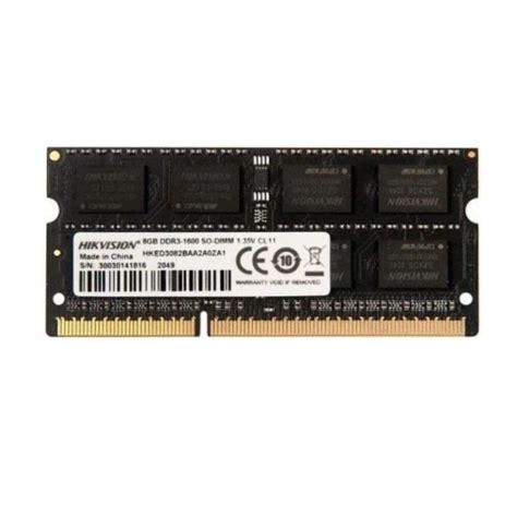 Memoria Ram Hiksemi Ddr3 1600mhz 8gb Sodimm Hiker Hsc308s16z1 Cambio Systems
