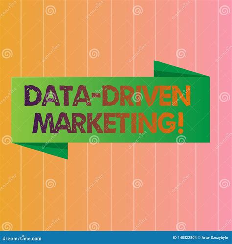 Conceptual Hand Writing Showing Data Driven Marketing Business Photo Text Strategy Built On