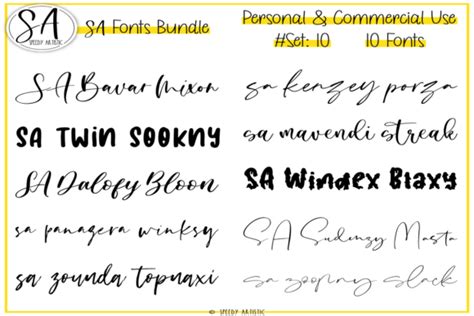 Script And Handwritten Bundle 4 Font By Speedy Artistic · Creative Fabrica