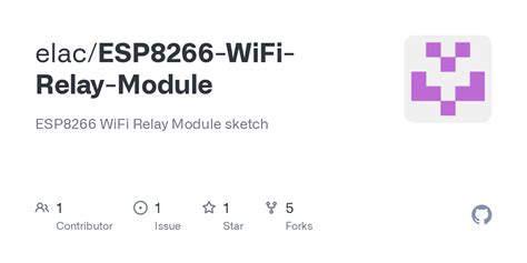 github elac esp8266 wifi relay module esp8266 wifi relay module sketch