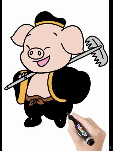 猪八戒简笔画 小红书搜索 花瓣网