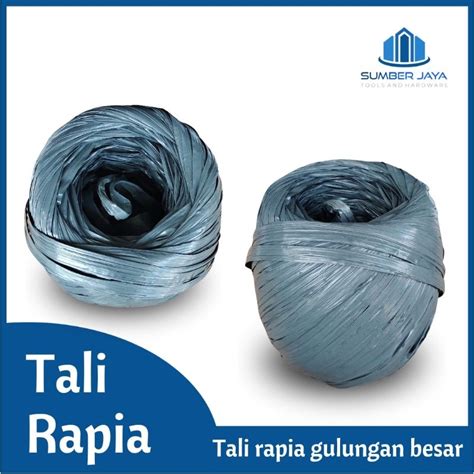 Hitam Thick Black Roll Of Raffia Rapia Plastic Rope Shopee Philippines