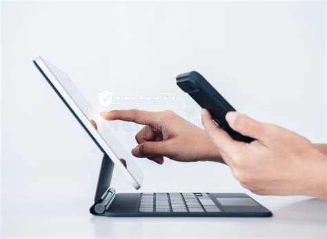 Two Steps Authentication Or 2FA Concept 2023 Verification Code With