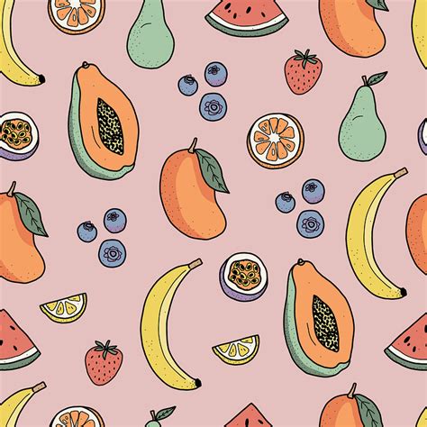 Fruit Illustration Repeat Pattern Design By Bink Studios On Dribbble Fruit Illustration Repeat Pattern Design By Bink Studios On Dribbble
