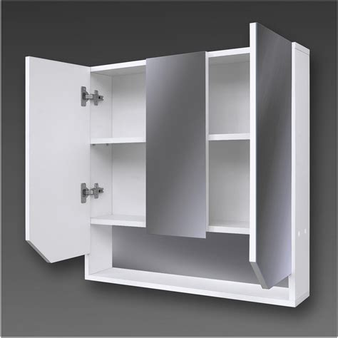 ᐉ Шафа дзеркальна для ванної кімнати з відкритою полицею G 02 70 см 14398494 • Краща ціна в