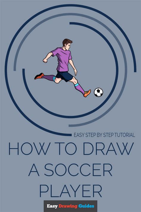 How To Draw A Soccer Player Really Easy Drawing Tutorial