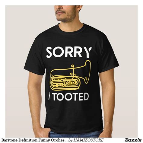 Baritone Definition Funny Orchestra Singer T Shirt Zazzle T Shirt Shirts Baritone