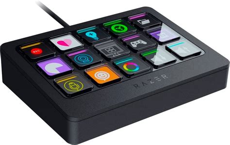 Razer Stream Controller X All In One Keypad For Streaming 15 Programmable Lcd Buttons Multi