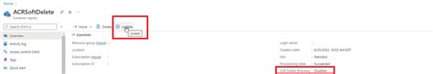 Announcing Public Preview Of Soft Delete For Azure Container Registry