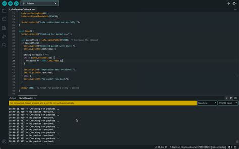 Unable To Configure Lilygo LoRa T Beam Mhz Esplora Arduino Forum