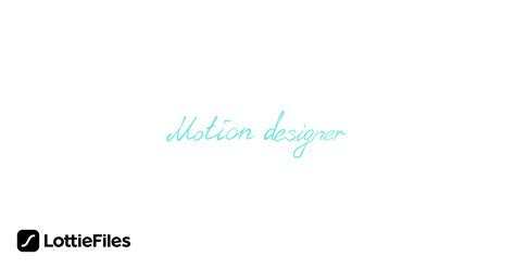 Free Motion Designer En Animation By Алексей Каменяка Lottiefiles