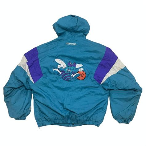 Nba × Starter × Vintage 💥 90s Charlotte Hornets Nba Starter Zipper Jacket Grailed