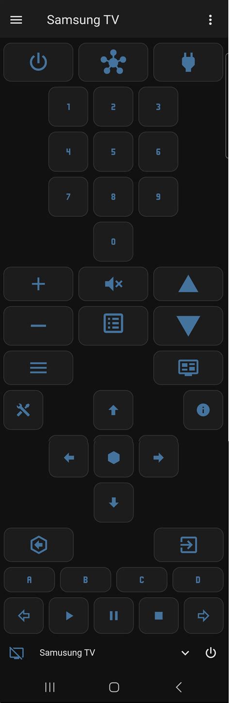 Samsung Not Smart TV Card Using Ir Commands Frontend Home Assistant Community